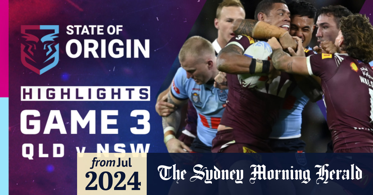 Video: 2024 State of Origin Highlights: QLD v NSW - Game III